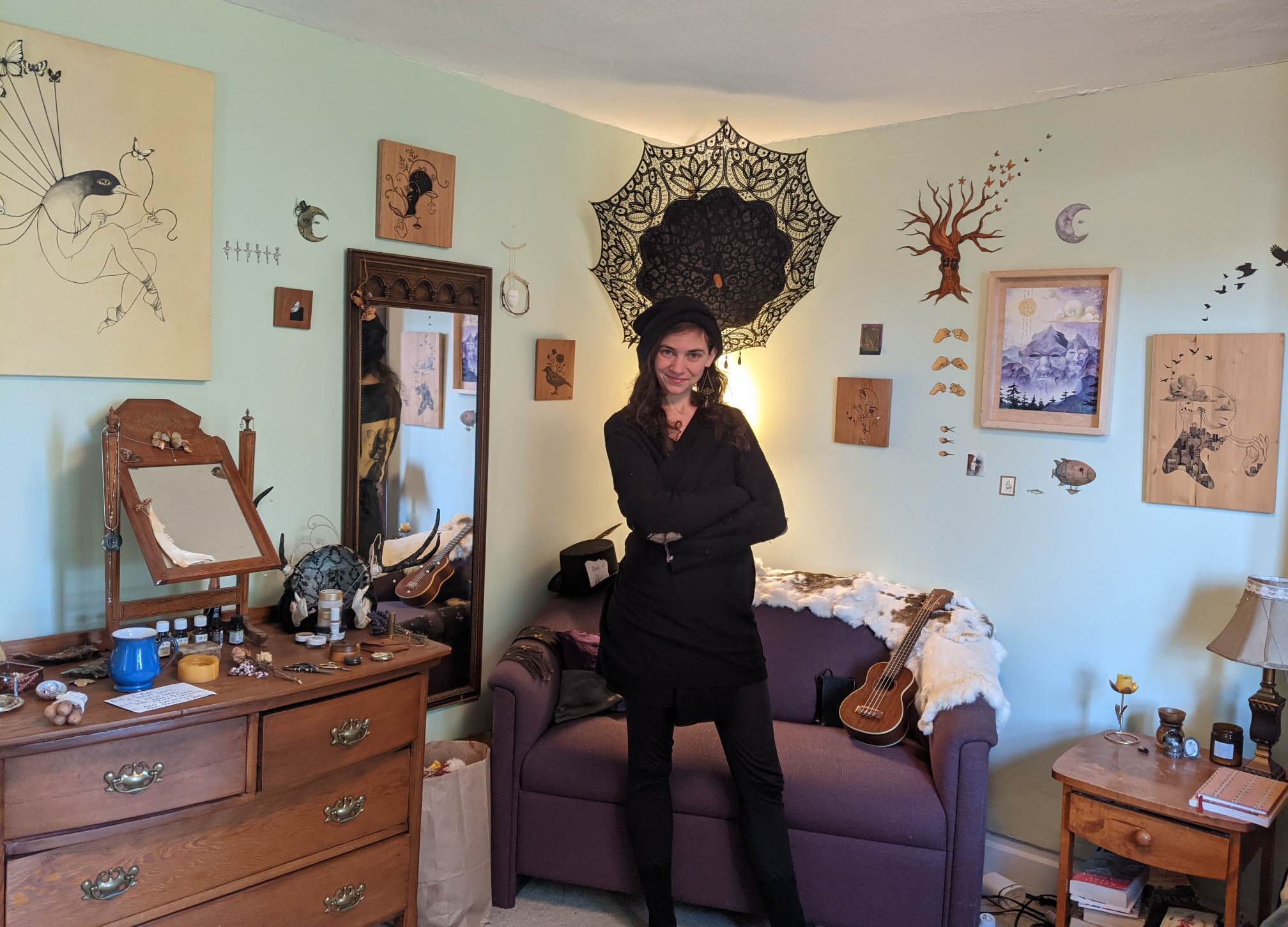 Moore- self – Fernwood Art Stroll
